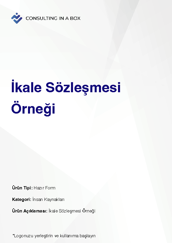 İkale Sözleşmesi Örneği | ceptedanismanlik